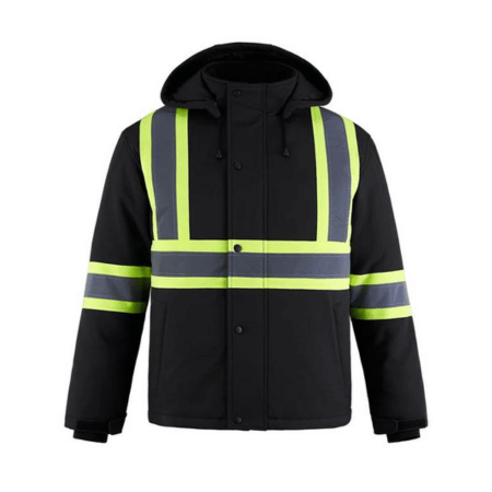 Hi-Vis Winter Insulated Softshell Jacket - tmworkwear