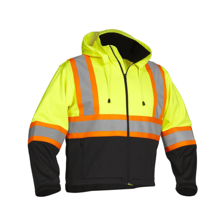Hi-Vis Spring/Fall Softshell Jacket - tmworkwear