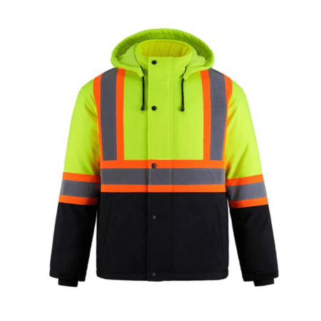 Hi-Vis Winter Insulated Softshell Jacket - tmworkwear